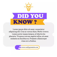 Did You Know? Template | PosterMyWall