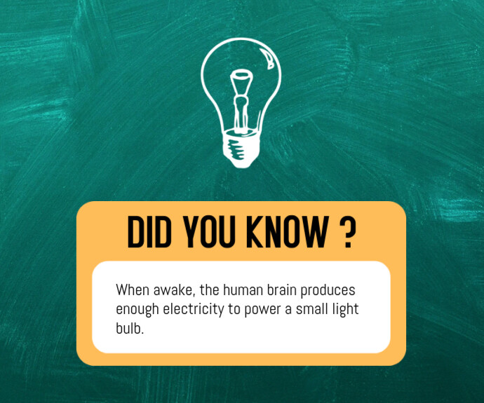 did you know Template | PosterMyWall