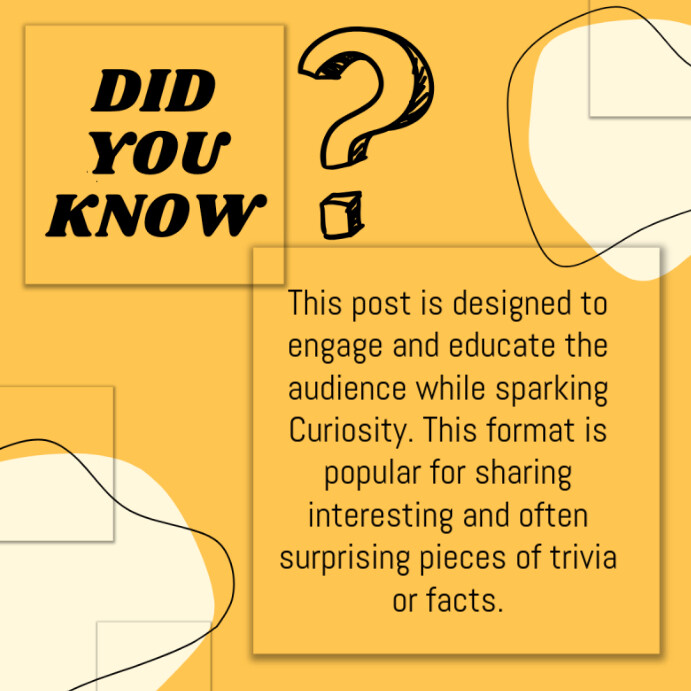 did you know Template | PosterMyWall