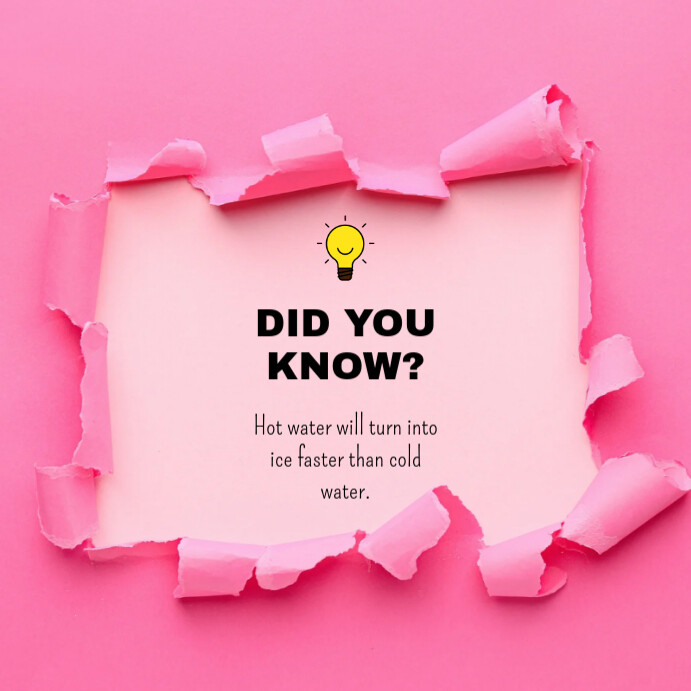Did you know Template | PosterMyWall