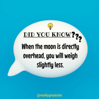 Did You Know? Template | PosterMyWall