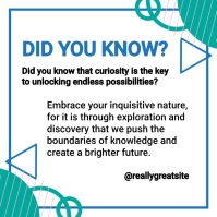 Did You Know Template | PosterMyWall