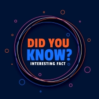 Did you know template | PosterMyWall