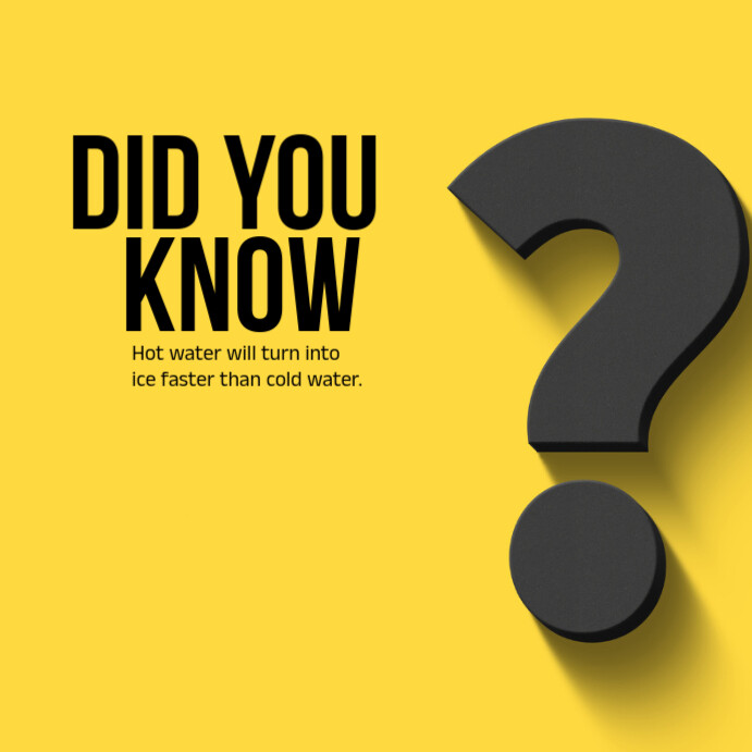 Did You Know Post Interesting Fact Post Templat | PosterMyWall
