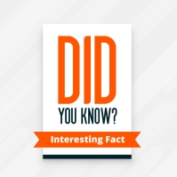 Did you know poster design template | PosterMyWall