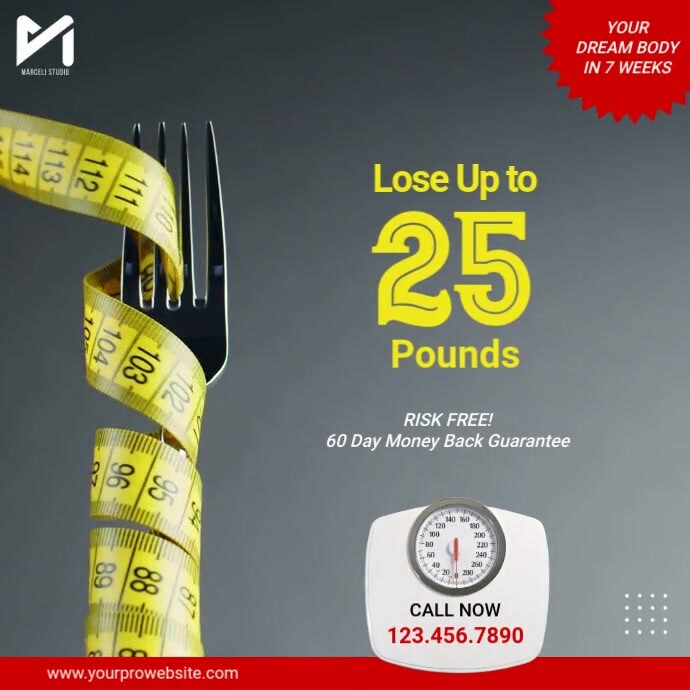 Diet Lose Weight Video Ad Template | PosterMyWall