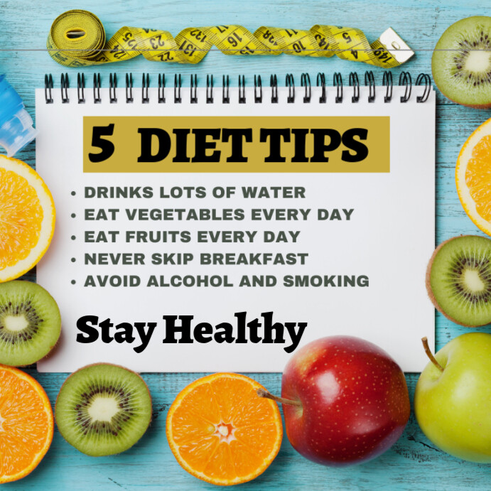 Copy of Diet tips, diet tips designs | PosterMyWall