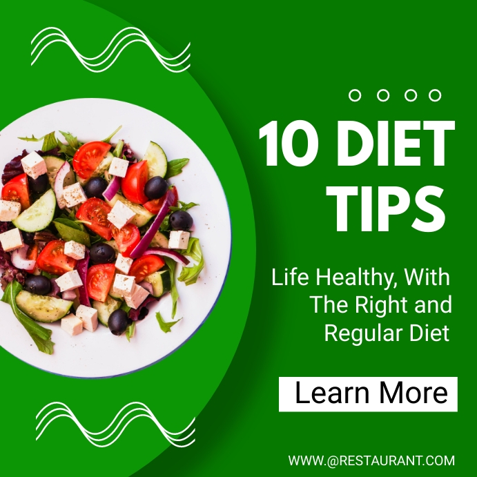 Copy of Diet tips | PosterMyWall