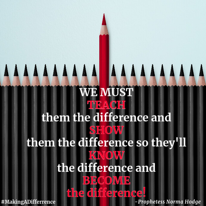 Difference Template | PosterMyWall