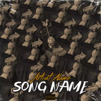 GOAT Rap mixtape cover art design template | PosterMyWall