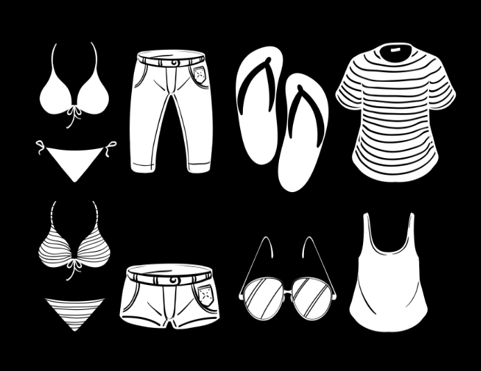 Different summer outfits Template | PosterMyWall