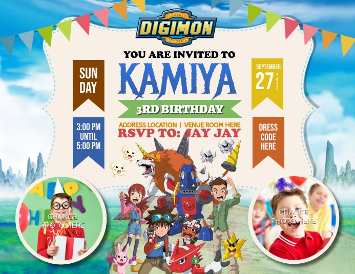 Copy of Digimon | PosterMyWall