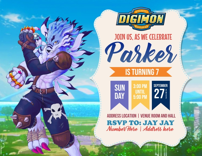 Copy of Digimon | PosterMyWall