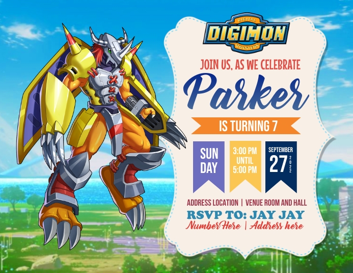 Copy of Digimon | PosterMyWall