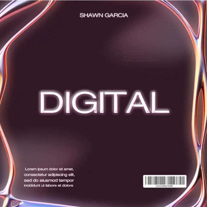DIGITAL Album Cover Templat | PosterMyWall