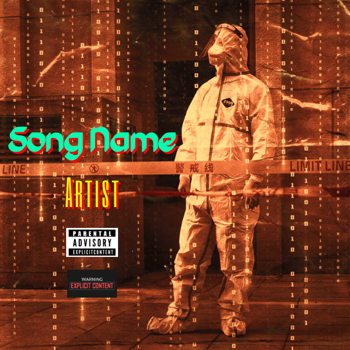 Plantilla de Portada de álbum Digital Spac Trap Mixtape Rap | PosterMyWall