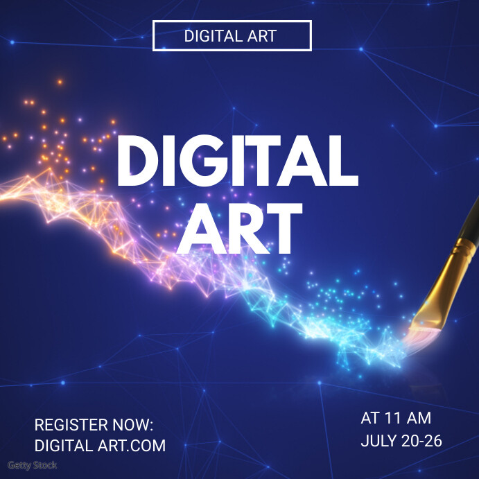 digital art course Template | PosterMyWall