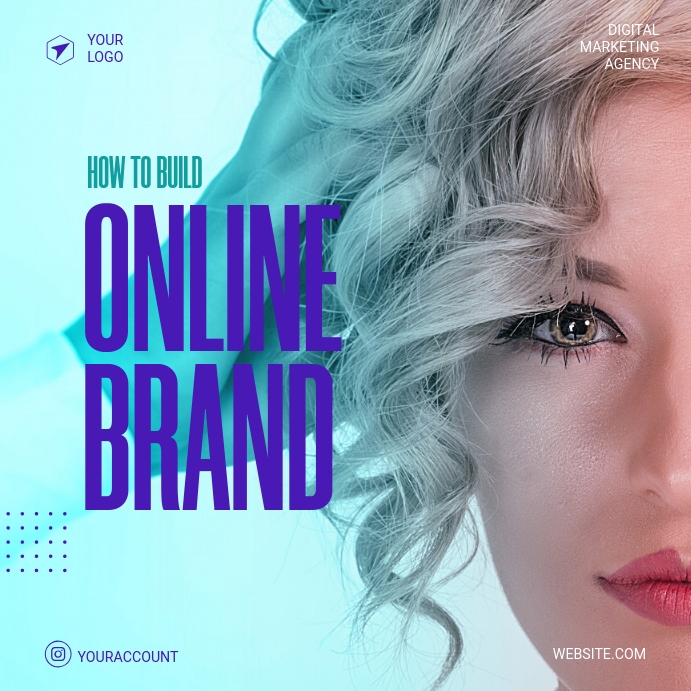 Digital Business Marketing Square Flyer Templ Template | PosterMyWall