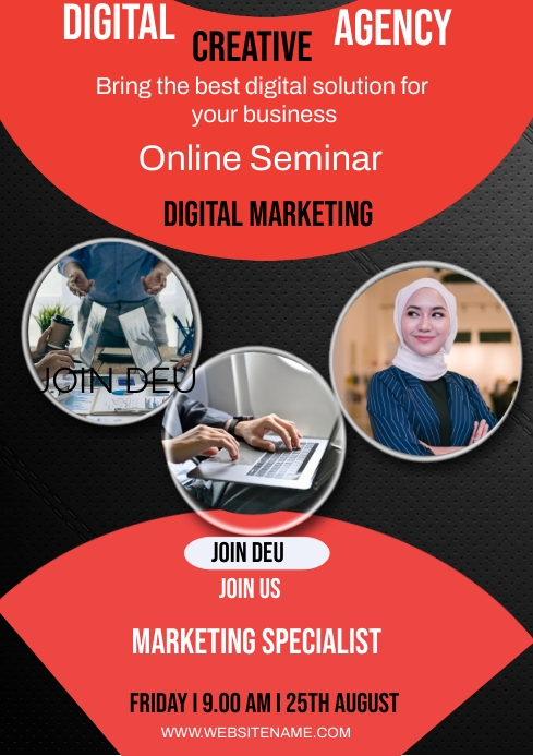 Copy of Digital Creative Agency | PosterMyWall