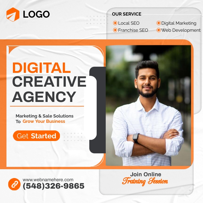 Digital Creative Agency Flyer Template | PosterMyWall