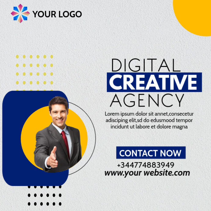 digital creative agency flyer Template | PosterMyWall