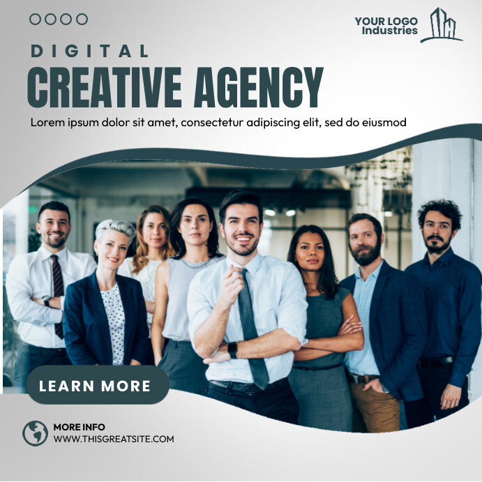 Plantilla de Digital Creative Agency template | PosterMyWall