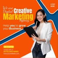 Creative Marketing Agency Ads Template | PosterMyWall
