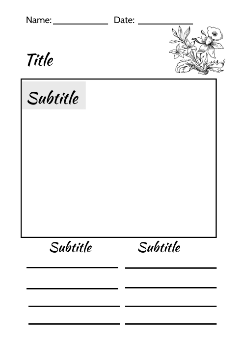 digital dairy page - free template | PosterMyWall