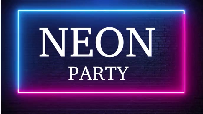 Digital display add neon video Template | PosterMyWall