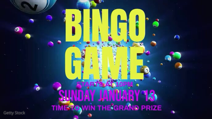 Digital display bingo game flyer Template | PosterMyWall
