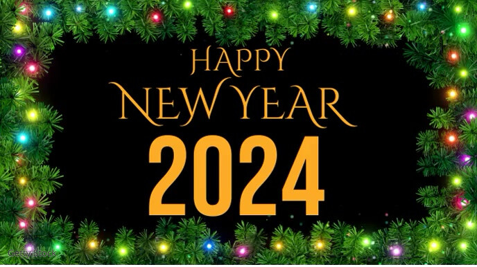 Digital display happy new year 2024 Template | PosterMyWall