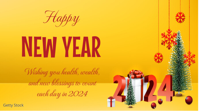 Digital display happy new year Template | PosterMyWall