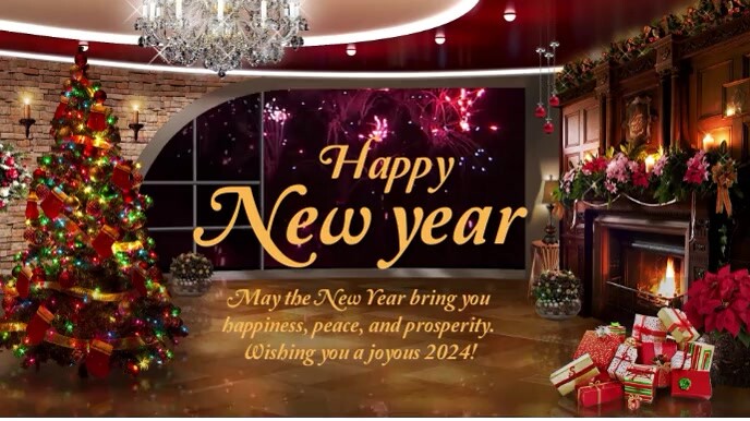 Digital display happy new year party Template | PosterMyWall