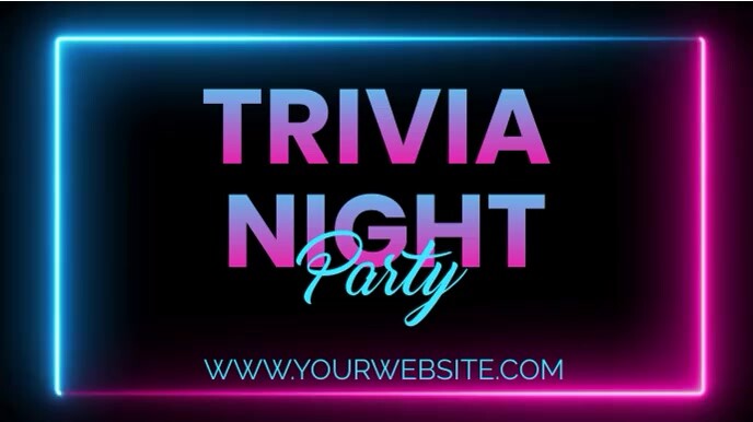 Digital display trivia night flyer Template | PosterMyWall