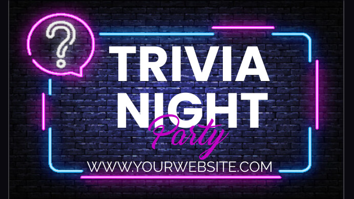 Digital display trivia night flyer Template | PosterMyWall