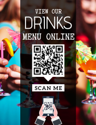 Digital Drinks Menu Template | PosterMyWall