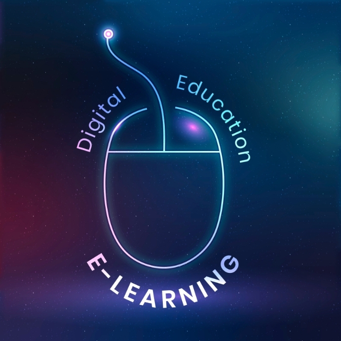 Copy of Digital education logo with mouse graphic | PosterMyWall