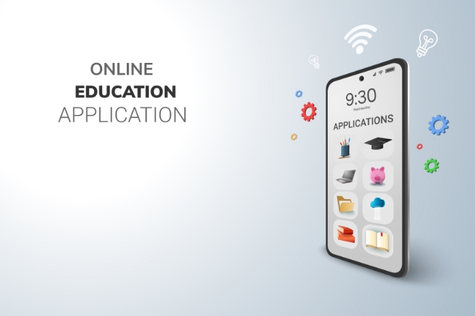 Copia de Digital education online application learning | PosterMyWall