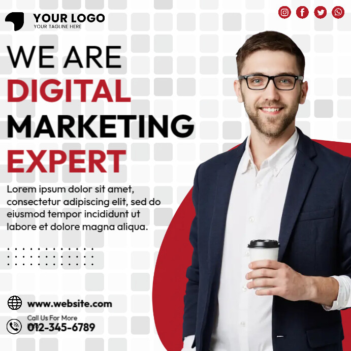 Digital Expert Template | PosterMyWall
