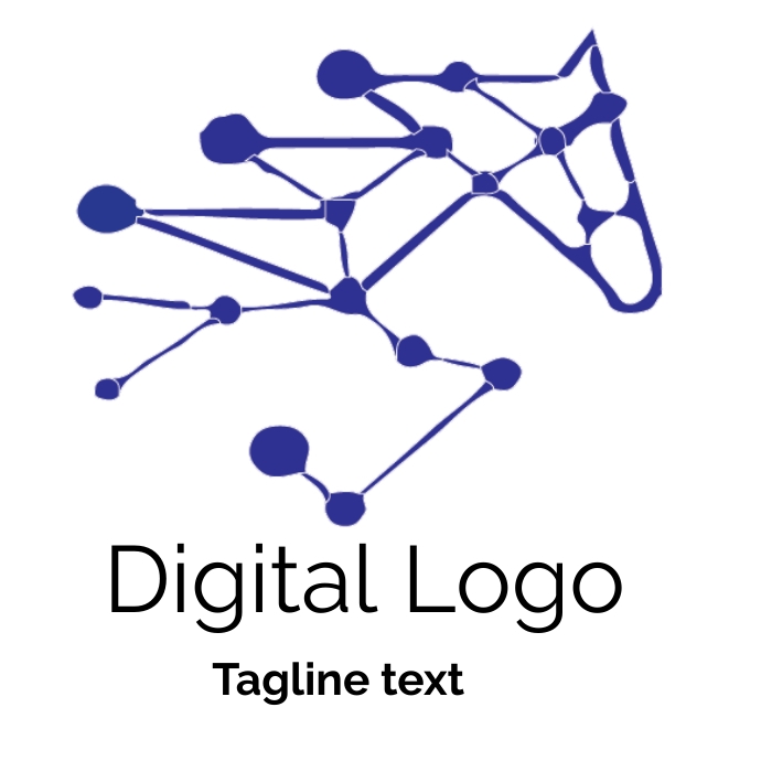 Digital Horse Logo Template | PosterMyWall