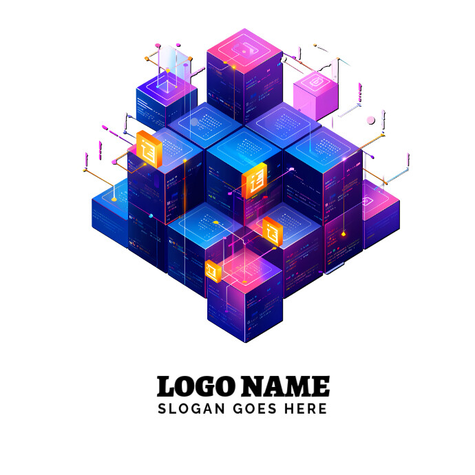 Digital Icon Logo Template | PosterMyWall