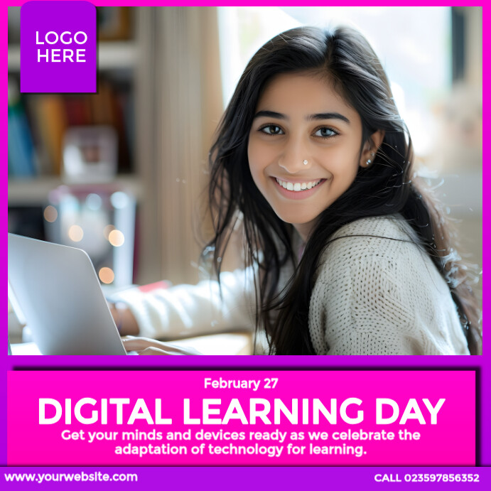 Digital Learning Day Template | PosterMyWall