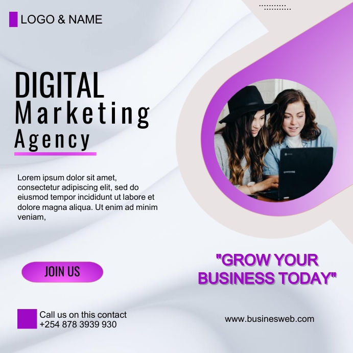 Digital Marketing agency Ad Template | PosterMyWall