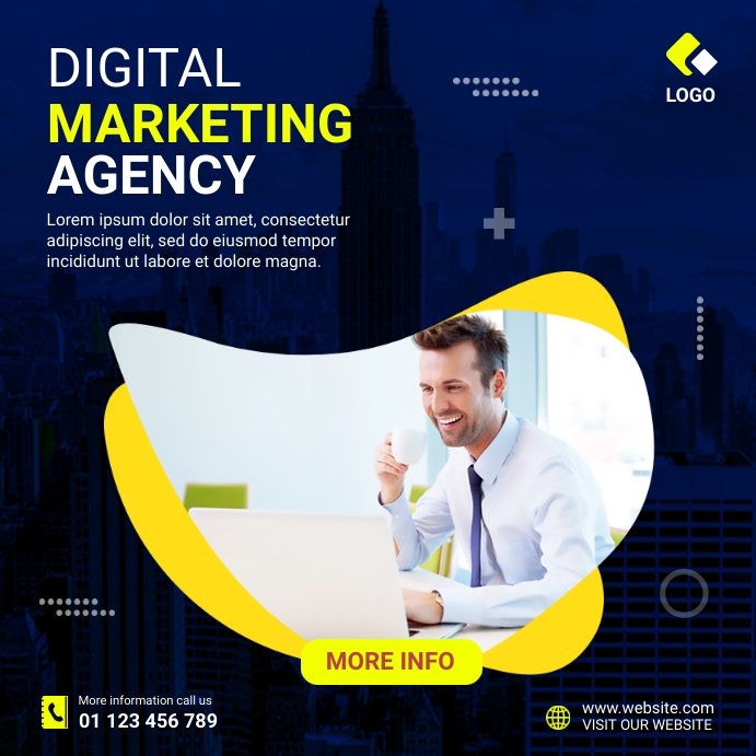 Digital Marketing Agency Ad Template | PosterMyWall