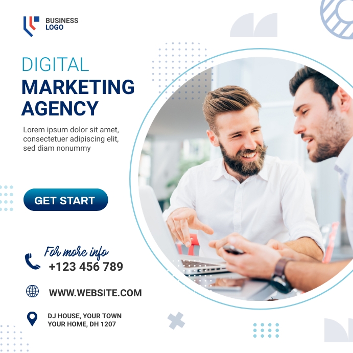 Digital Marketing Agency Ad Template | PosterMyWall