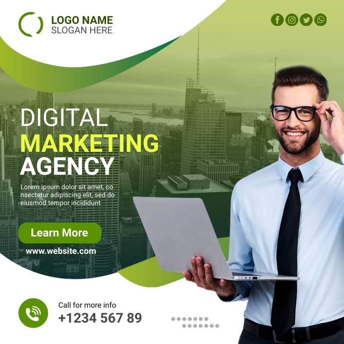Digital Marketing Agency Ad Template | PosterMyWall