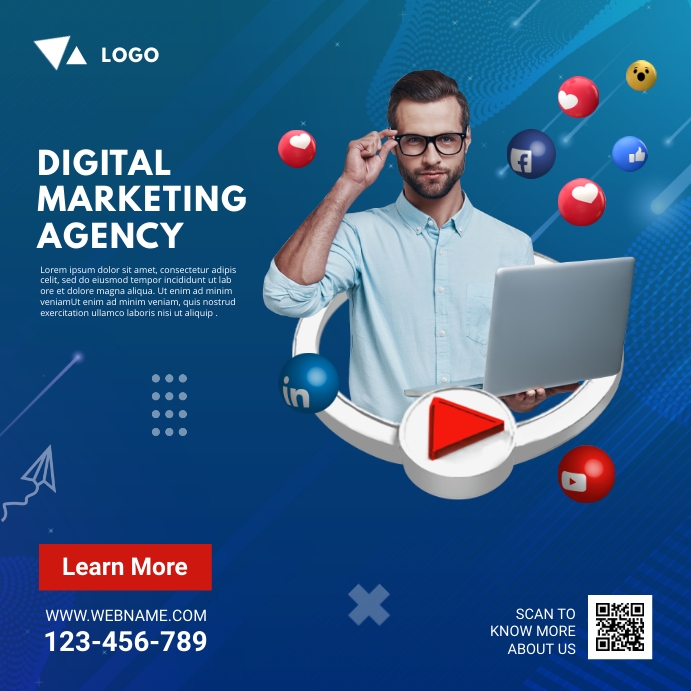 Digital Marketing Agency Ad Template | PosterMyWall