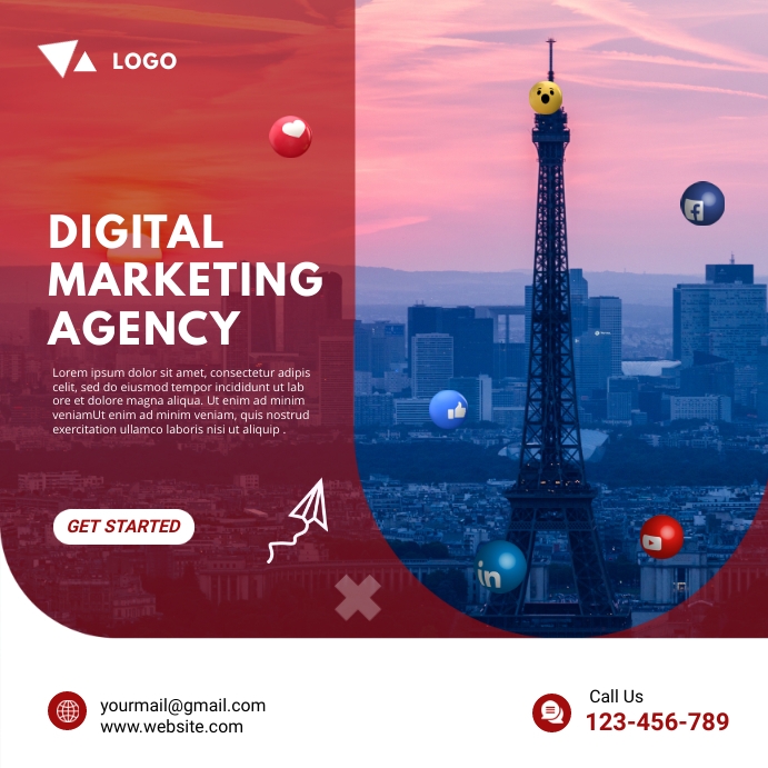 Digital Marketing Agency Ad Template | PosterMyWall