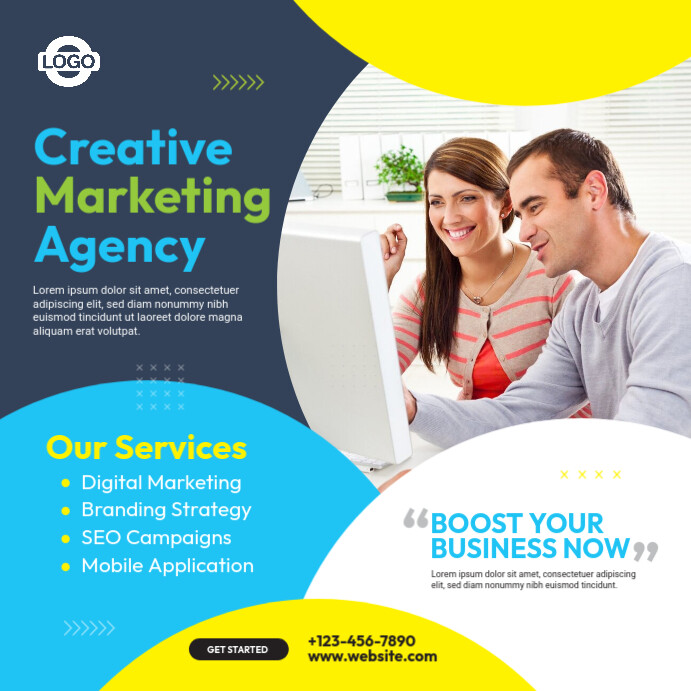 Copy of Digital Marketing Agency Ad Template | PosterMyWall