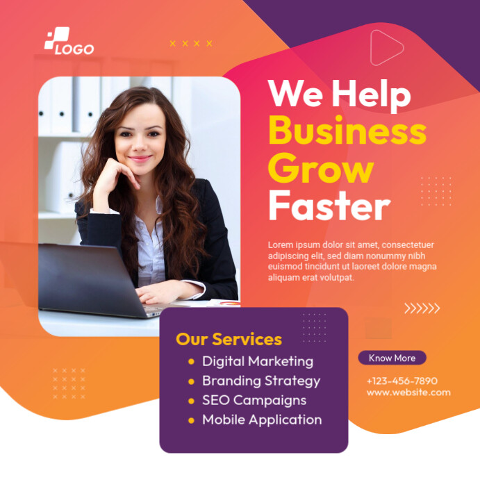 Digital Marketing Agency Ad Template | PosterMyWall